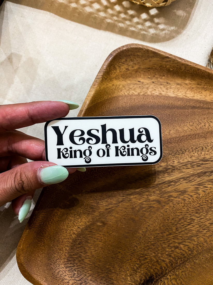 Yeshua King of Kings Sticker – ONE STORY